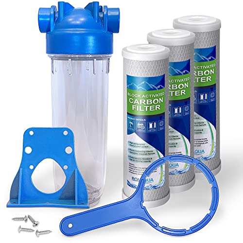 10 Inches European Design Transparent Standard Whole House Water Filter ...