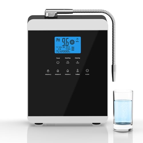 11 Titanium Plates Alkaline Water Ionizer Machine for Home, Alkaline ...