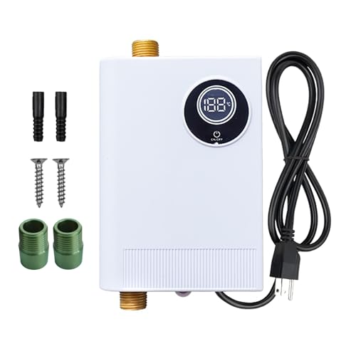 110V Tankless Water Heater, 3000W Electric Water Heater Under Sink, On ...