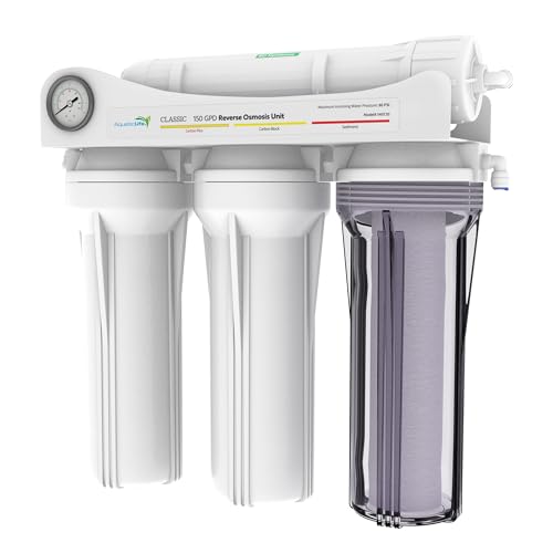 AquaticLife 150 GPD Hydroponic Reverse Osmosis Filter System RO Water ...