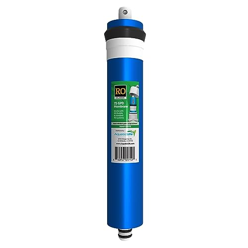 AquaticLife 75 GPD RO Membrane Filter Replacement Cartridge for RO ...