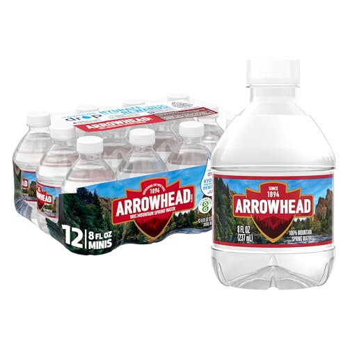 Arrowhead Mountain Spring Water Bottles, 12 Pack - Still Bottled Water ...