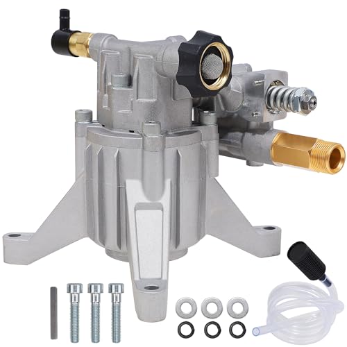 Biswing Pressure Washer Pump, 7/8" Shaft Vertical Plunger, 3400 PSI Max ...
