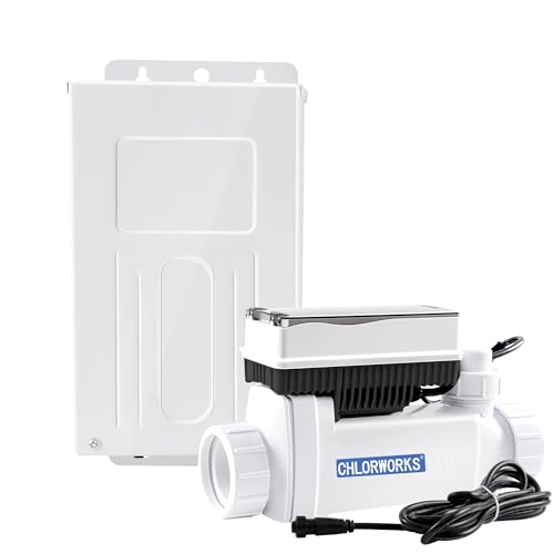 ChlorWorks Salt Chlorine Generator - Salt Cell with Power Center, Fit ...