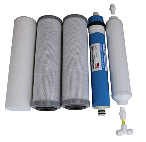 Compatible APEC Ultimate Complete 5 stage high capacity filter set for ...