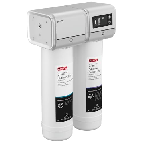 Delta Clarifi Advanced 2 Stage Under Sink Water Filter System, Water ...