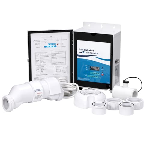 Ecoraiser Saltwater Pool Chlorine Generator Cell, Low Maintenance ...