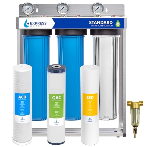 Express Water Whole House Water Filter System - 3-Stage Water ...
