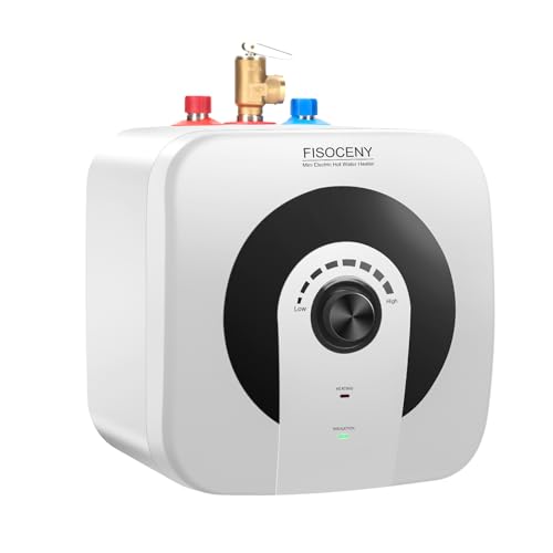 Fisoceny Under Sink Instant Water Heater Electric 2.5 Gallons Mini Tank ...