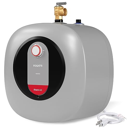FOGATTI Electric Mini Tank Water Heater, 4.0 Gallon Point of Use ...