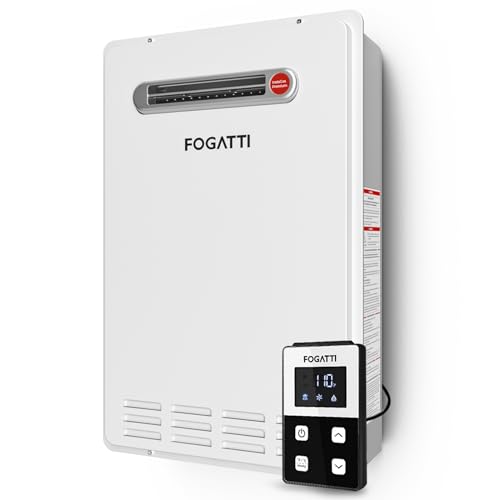 FOGATTI Propane Gas Tankless Water Heater - Outdoor Installation 8.1 ...