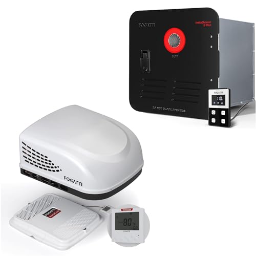 FOGATTI RV Tankless Water Heater and FOGATTI RV AC Unit 15000BTU