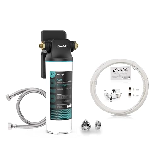 Frizzlife SW10 Under Sink Water Filter, with IMC-2 Ice Maker Fridge ...