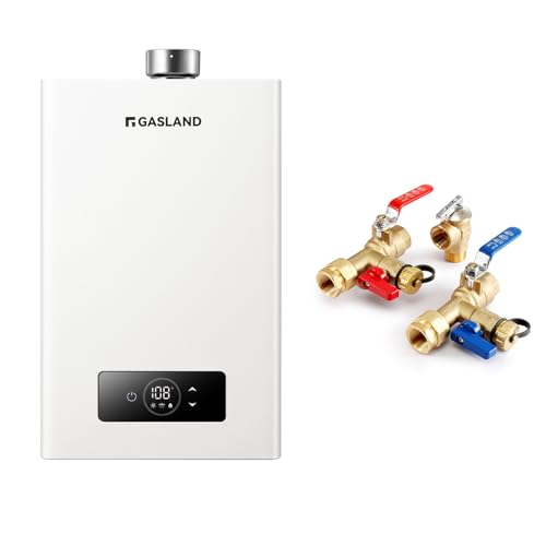GASLAND 2.64 GPM Indoor Natural Gas Tankless Water Heater,3/4 Inch IPS ...