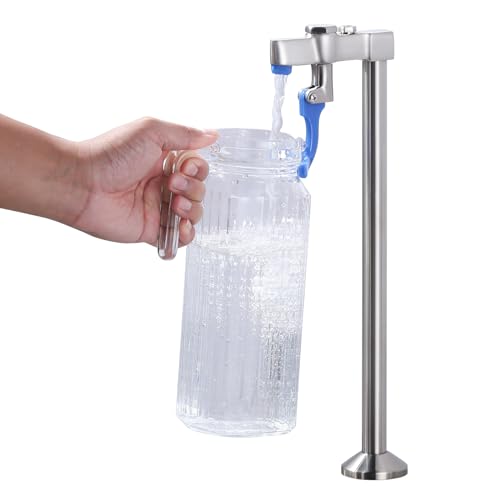 Glass Filler, iVIGA Brushed Nickel 14" Deck Mount Glass Filler Faucet ...