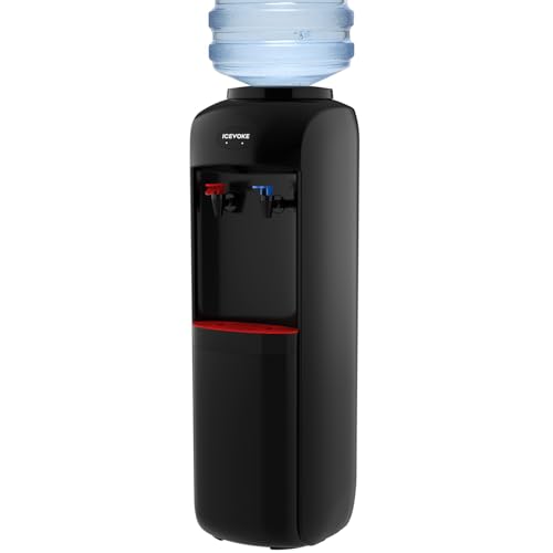 ICEVOKE Hot & Cold Water Dispenser, Top Loading Water Dispenser for 3 ...