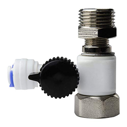 iSpring AFW43 Water Systems Feed Water Adapter, Fits 1/2" NPT and 3/8 ...