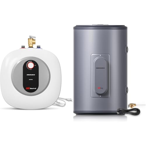 MIZUDO Electric Mini Tank Water Heater 4 Gallon with Electric Tank ...
