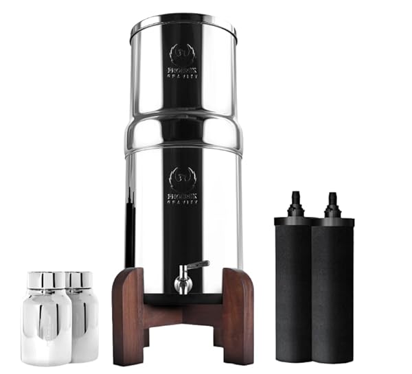 Phoenix Gravity 2.25G Gravity Fed Stainless Steel Water Filter and ...