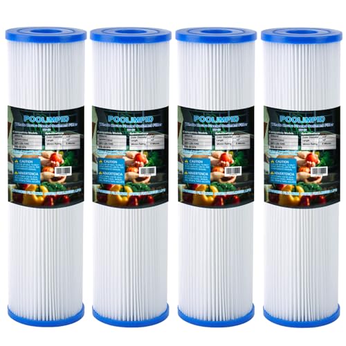 Poolimpid 10" x 2.5" Whole House Sediment Home Water Filter Cartridge ...