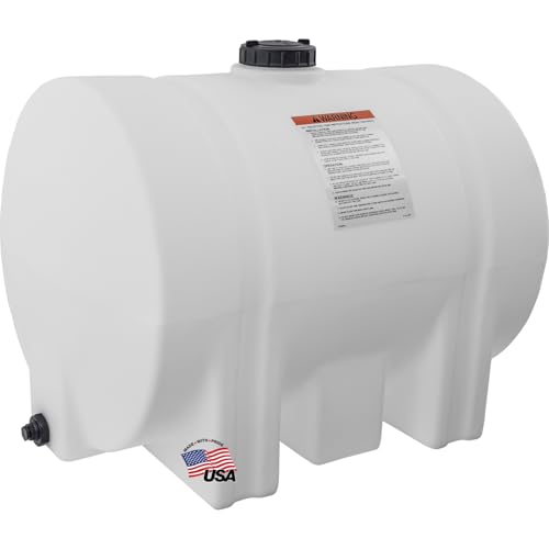 RomoTech 82123949 Horizontal Polyethylene Reservoir Water Tank with ...