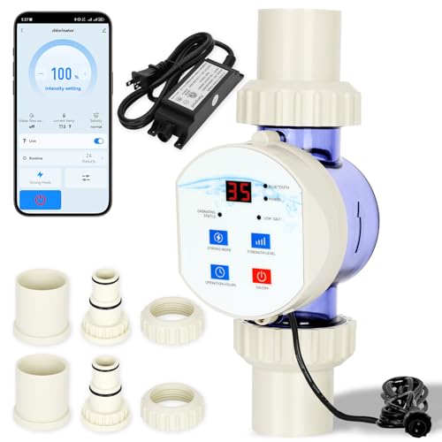 Salt Chlorine Generator for Above Ground Pool with Digital Panel, Built ...