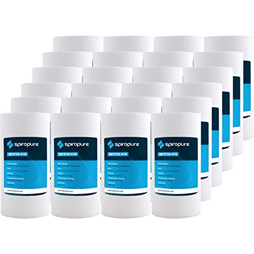 SpiroPure SP-P10-478 5x2.5 10 Micron Spun Melt-Blown Polypropylene ...