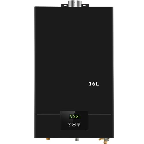 Tankless Water Heater Propane, 4.21GPM 16L Indoor,Instant Hot Propane ...