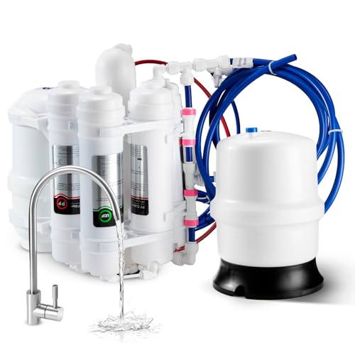 Undersink Reverse Osmosis Water Filter System, 7-Stages Filtration, Ro ...