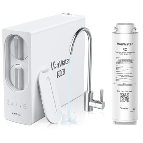 VonWater V2-600N Reverse Osmosis Water System, with RO Replacement ...