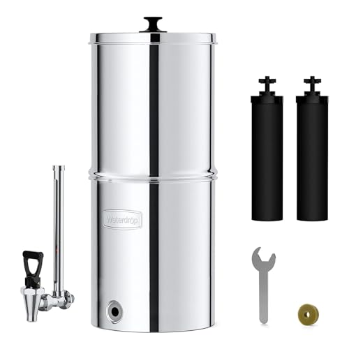 Waterdrop 2.25G Gravity-fed Water Filter System, with Sight Glass ...