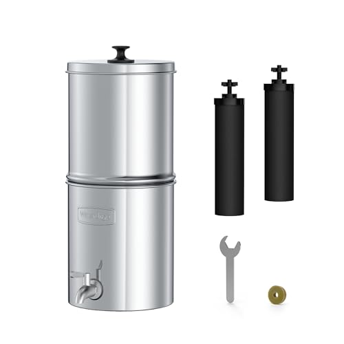 Waterdrop 2.25G Gravity-fed Water Filter System, with Silver Ions ...