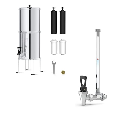 Waterdrop Gravity-fed Water Filter System with Sight Glass Spigot and ...