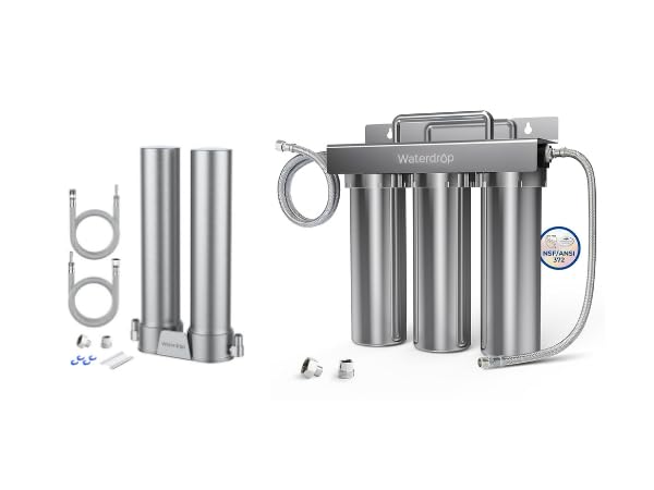 Waterdrop TST-UF 0.01?m Ultra-Filtration Under Sink Water Filter, with ...