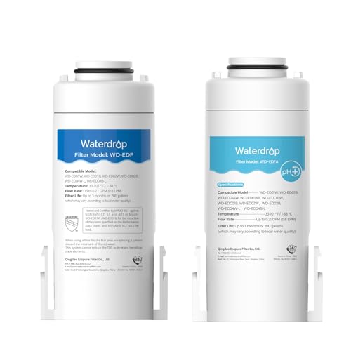 Waterdrop WD-EDF Replacement Filters for All Waterdrop Electric Pitcher ...