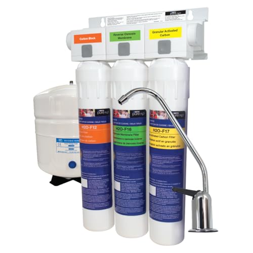 Watts Premier H2O-DWRO300 Pure H2O 3-Stage RO (Reverse Osmosis) Under ...