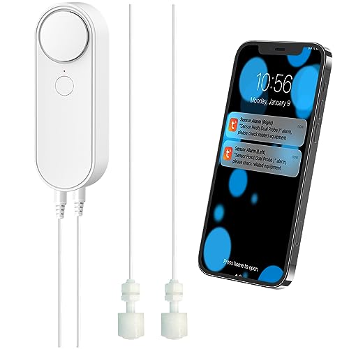 WiFi Water Level Detector with Dual Probe, Smart High / Low Water Level ...